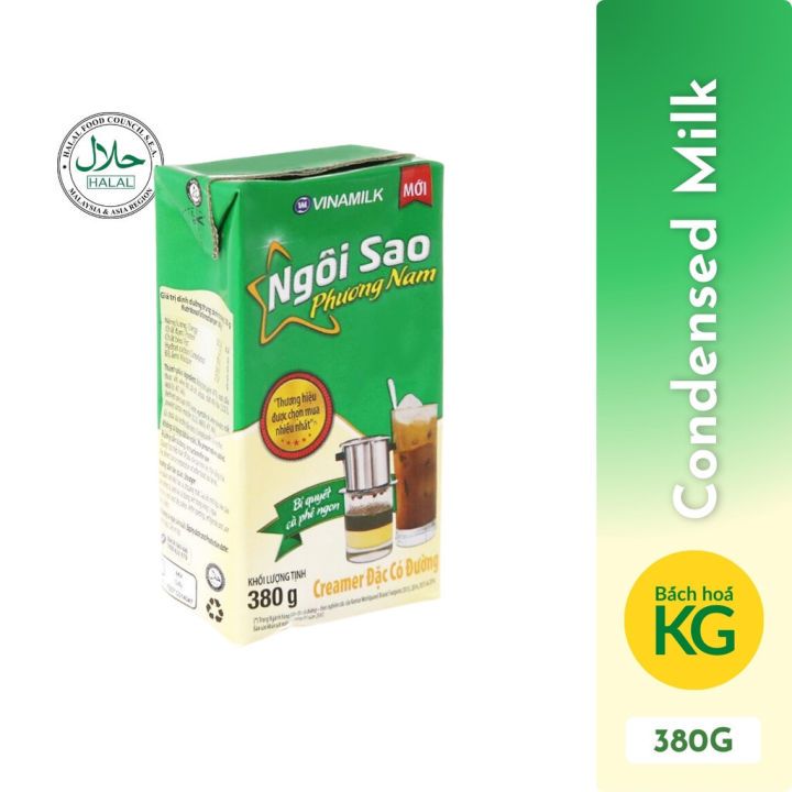 VINAMILK Green Southern Star sweetened condensed cream 380g box - Kem ...