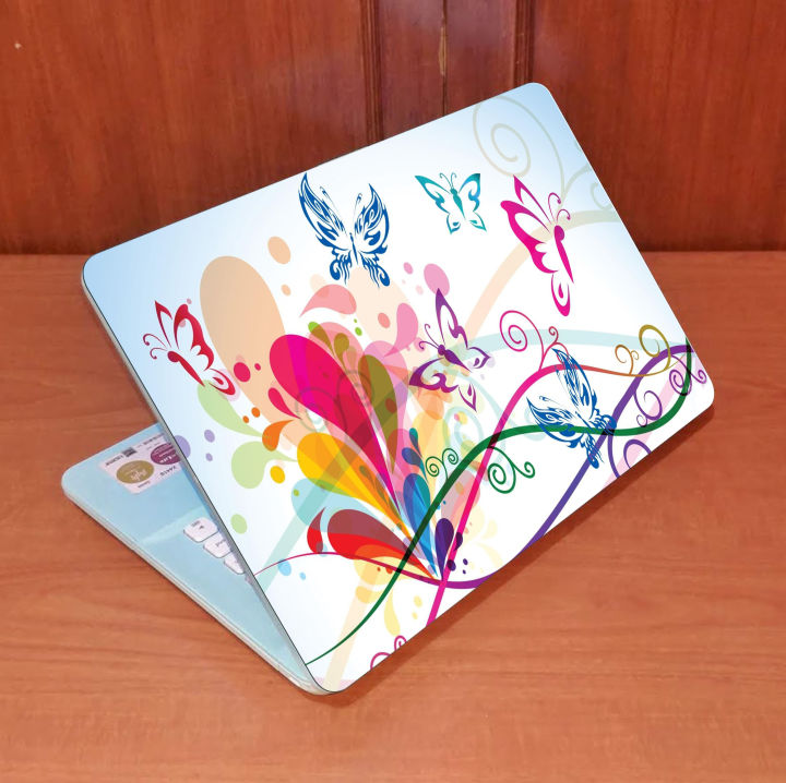 stiker laptop karakter Garskin Skin Laptop Semua Ukuran Karakter Kupu ...