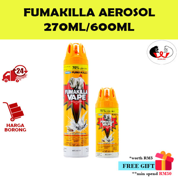 Fumakilla Vape Aerosol Spray [270ML / 600ML] | Lazada