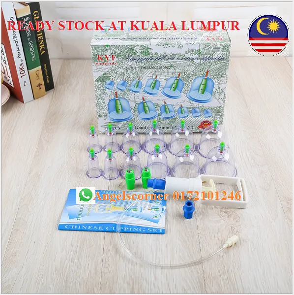 12pcs/set Cupping Cup, Cawan Bekam,Chinese Medical Vacuum Body Cupping ...