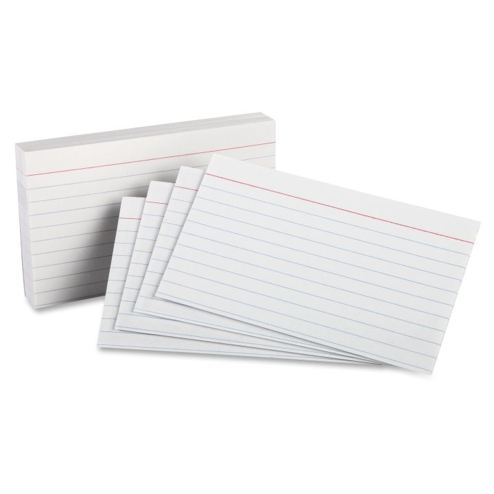 Index Card Sizes 3x5 (1/8) 4x6(1/4) 5x8 (1/2) 100PCS | Lazada PH