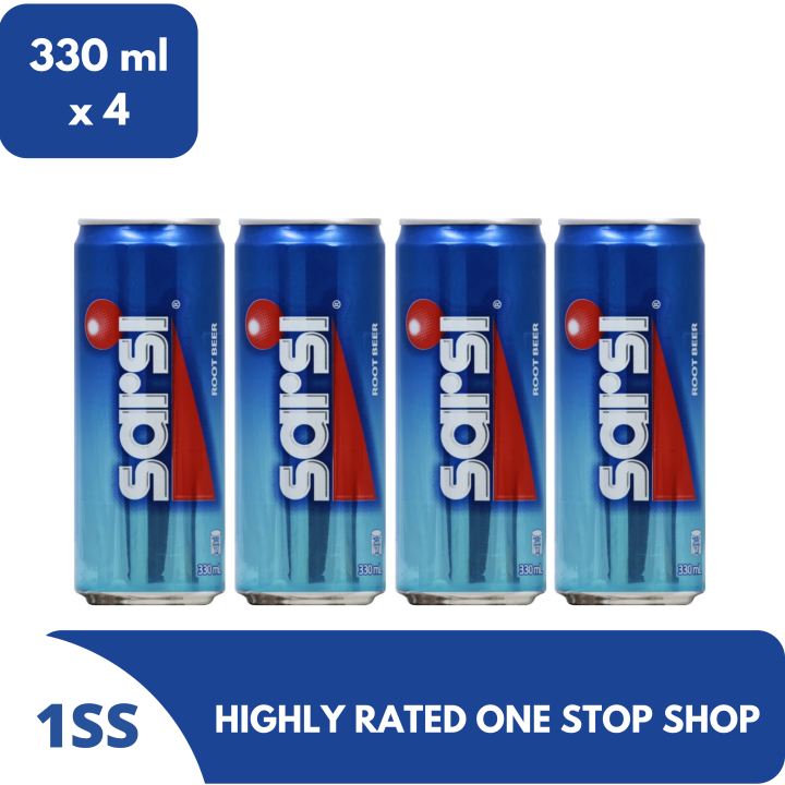 Sarsi Root Bear Regular In Can, 330ml set of 4 | Lazada PH