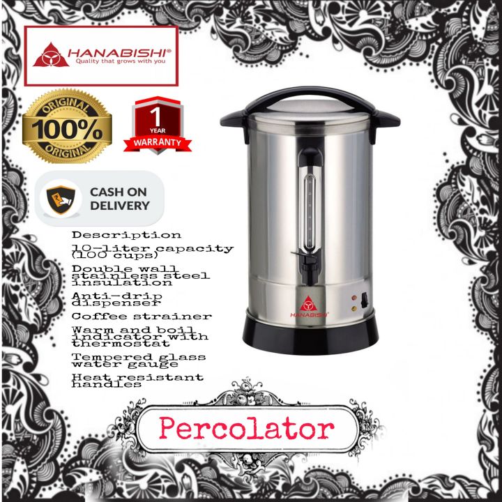 Hanabishi Percolator HPERCO15SS | Lazada PH