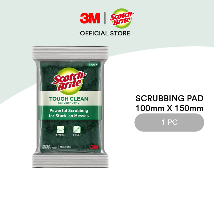 3M™ Scotch Brite® Tough Clean Scrubbing Pad Regular Loose 1pc ...