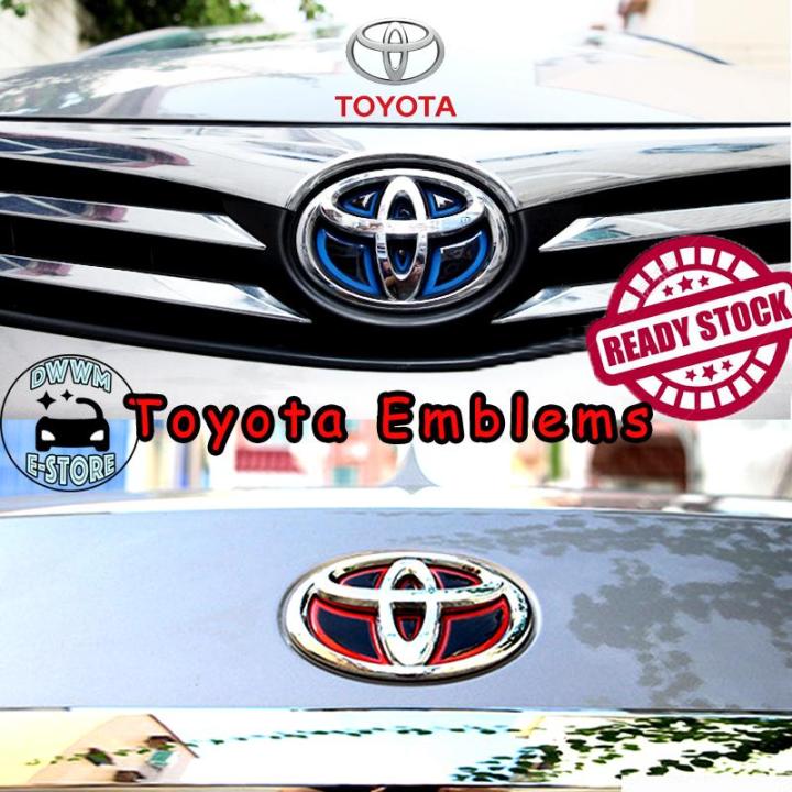 TOYOTA (T11, T12, T14, T49) TRD Logo Emblem Sticker Decals front rear ...