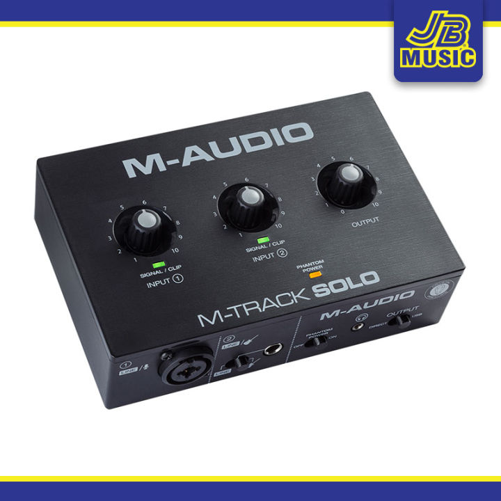 M-Audio - M-Track Solo 2-Channel USB Audio Interface (with 1 Crystal ...