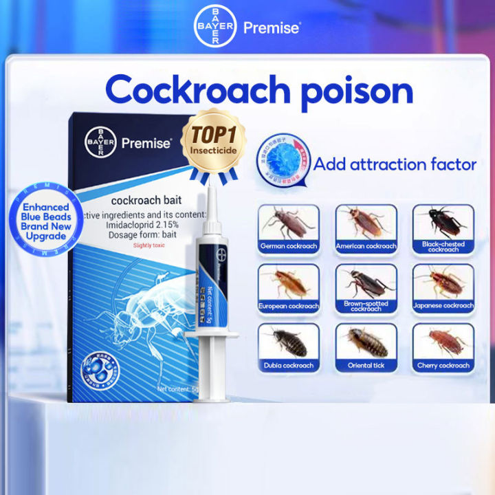 BAYER PREMISE Blue Bead Cockroach Killing Gel Bait Innovative ...