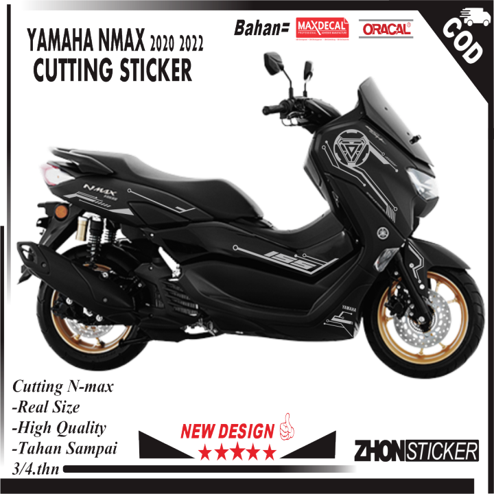 sticker cutting yamaha nmax new 2021 2022 variasi striping plat bodi ...