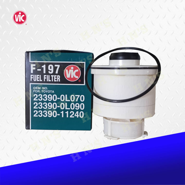 VIC F-197 Fuel Filter for Toyota Innova / Toyota Fortuner / Hilux ...
