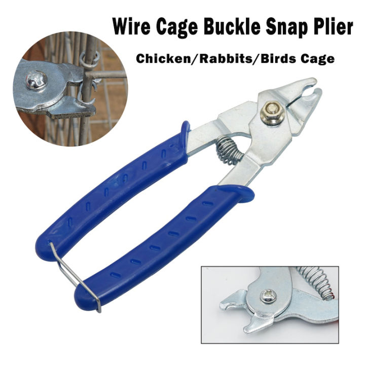 Wire Cage Buckle Snap Plier Animal Cage Repair Installation Hog Ring ...