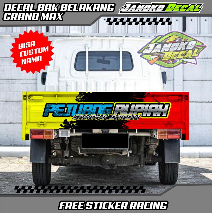 STICKER PINTU BELAKANG PICK UP GRANDMAX PEJUANG RUPIAH BISA CUSTOM NAMA ... STICKER PINTU BELAKANG PICK UP GRANDMAX PEJUANG RUPIAH BISA CUSTOM NAMA ...