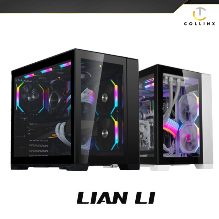 Lian Li O11 Dynamic Mini Gaming Case | Black White | E-ATX Tempered ...