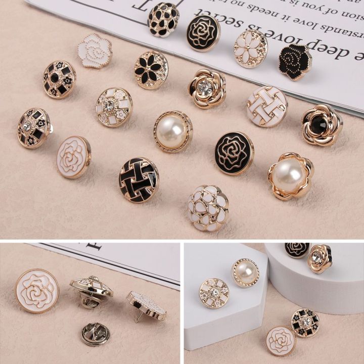 【Ready Stock】6pcs/set Detachable Adjustable Metal Button Clothing ...