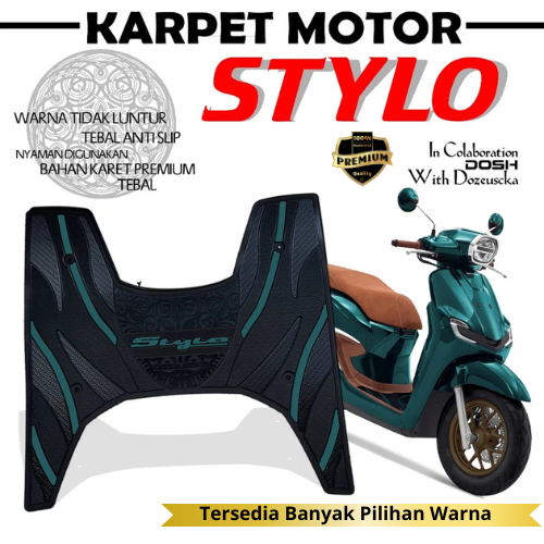 Karpet Motor Honda Stylo 160 Alas Pijakan Kaki Stylo Bahan Karet Premium Tebal | Lazada Indonesia