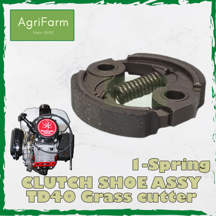 HEAVY DUTY IRON Clutch Shoe Assy Clutch Lining for TD40 2-stroke Brush ...