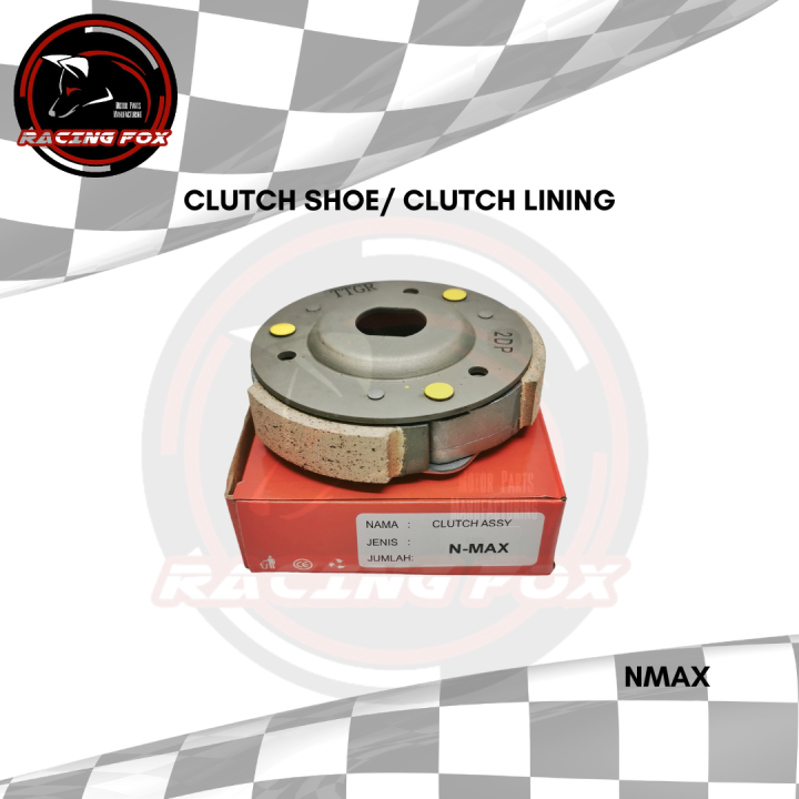 TTGR CLUTCH LINING/ CLUTCH SHOE MIO/ M3/ CLICK/ NMAX/ BEAT/ GY6 ...