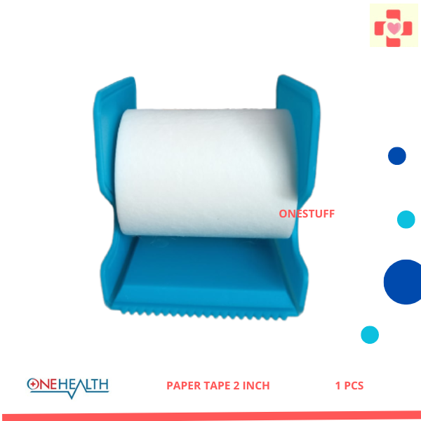 Plester Luka Paper Tape 2 inch Onehealth Plesterin Perban Medis Anti ...