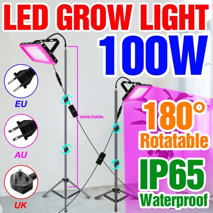 Waterproof Grow Light LED Plant Growth Lamp Full Spectrum Phytolamp ...