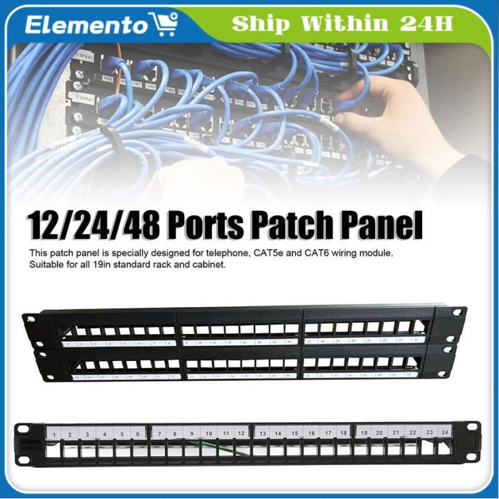 12/24/48 Patch Panel Blank Keystone Patch Panel Network Patch Panel ...