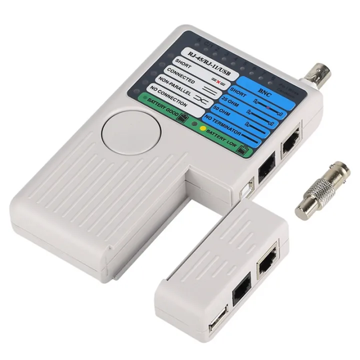 Professional Multi Function 4 in 1 Network Cable Tester RJ45/RJ11/USB ...