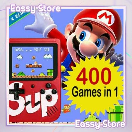 400 in 1 Original Retro Mini Gameboy Console Game Built in 400 Games AV ...