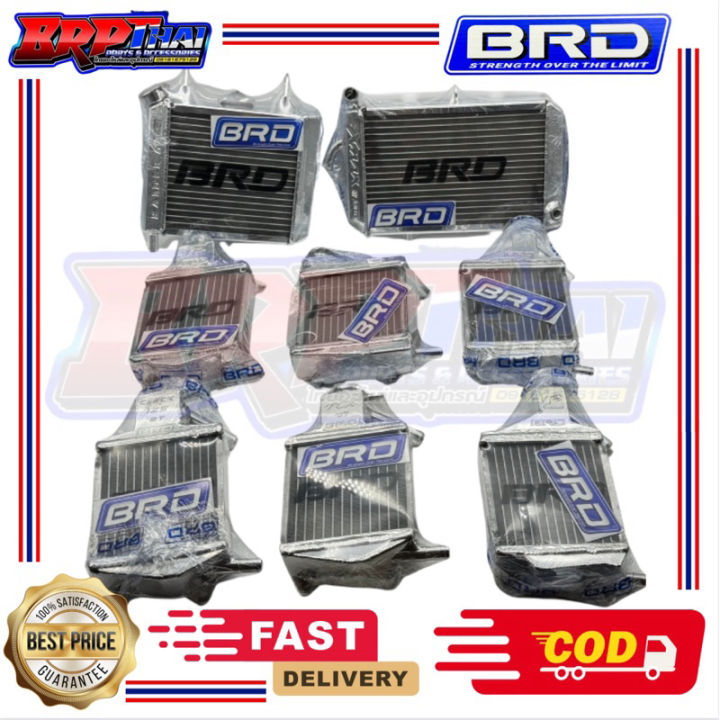 BRD RADIATOR ALLOY 2rows FOR NMAX v1 v2 / AEROX v1 v2 / PCX150 160 ...