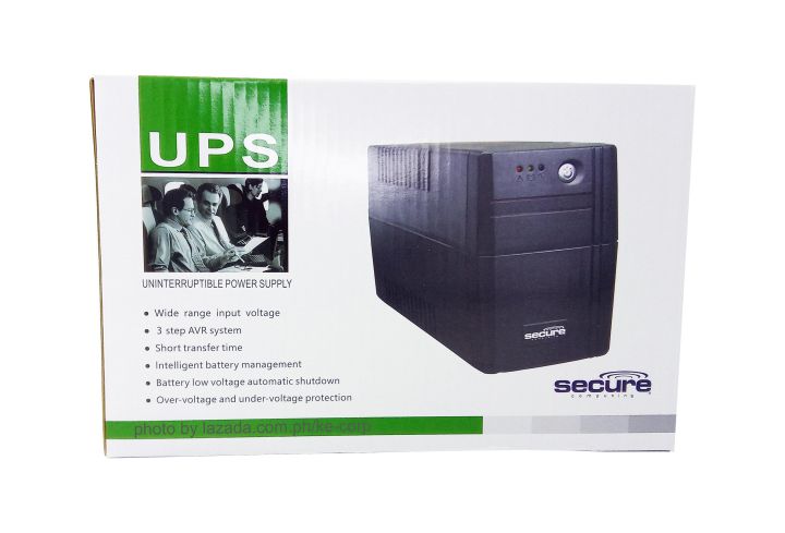 Secure UPS 1000VAUninterruptible Power Supply | Lazada PH