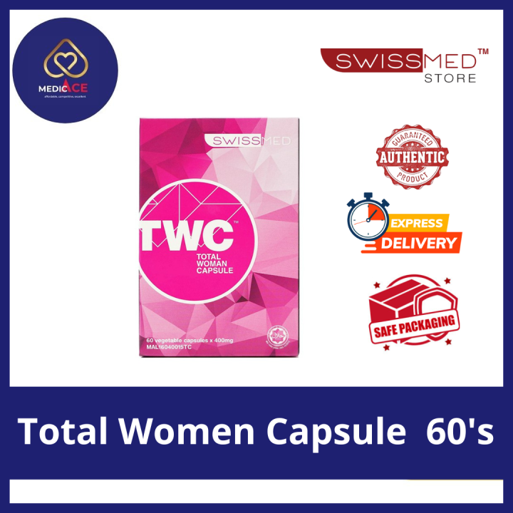 Swissmed Total Woman Capsule (TWC) 60's (Exp: 01/2025) | Lazada