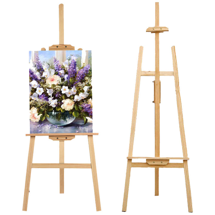 (70,90,120,150,175)cm Pine Wooden Easel Stand Art Sketch Drawing Stand ...