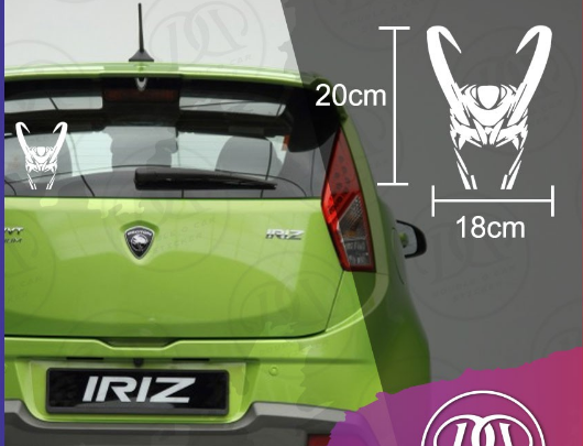 AVENGERS LOKI CAR STICKER | Lazada