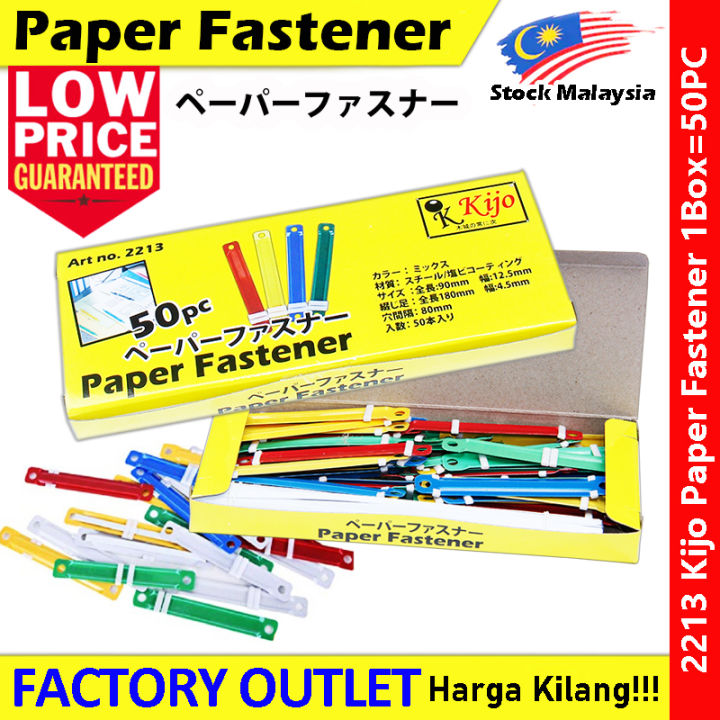 50pcs Paper Fasteners / Fastener A4 Paper / Paper Clip / Document ...