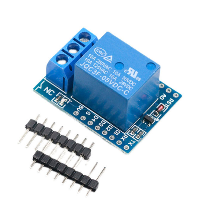 1 Channel Relay Module One Channel Wemos D1 Mini Relay Shield Wemos D1 ...
