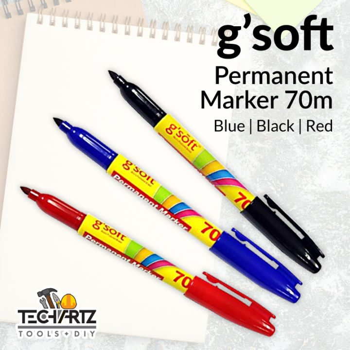 Techartz | g'soft Permanent Marker Pen M-GS-70m | Pen Dakwat | Lazada