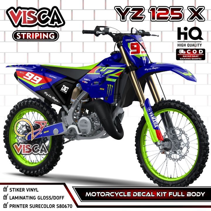 Stiker Striping YZ 125 X 2022 Full Body Variasi Desain YZ001 | Lazada Indonesia