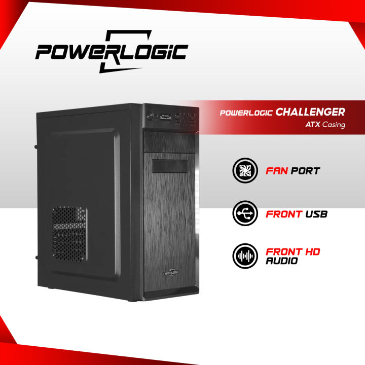POWERLOGIC Challenger ATX Casing with 700watts power supply | Lazada PH
