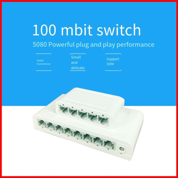 Data Switch,Network Hub,Desktop Ethernet Splitter,Plug & Play Shielded ...