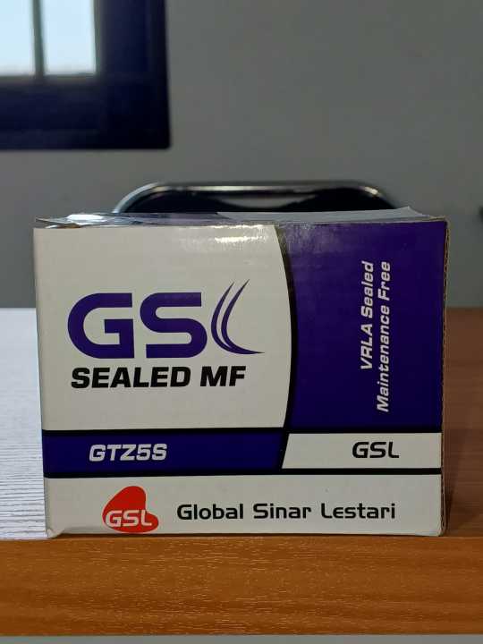 Aki Motor Honda Beat GTZ5S/GTZ5/YTZ5S/GTZ 5S GS Accu Kering MF | Lazada ...