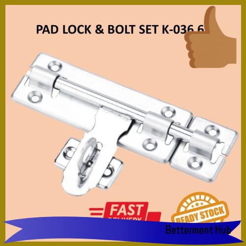 Complete Set 6 Inch Drawer Lock with Bolt Door Kitchen Cabinet - Set ...