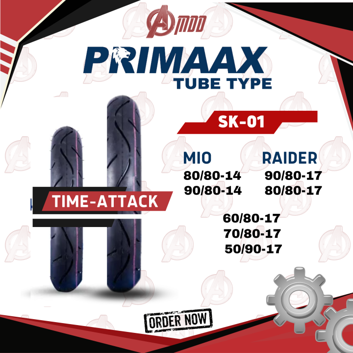 PRIMAAX Time Attack (Tube Type) SK-01 (w/ FREE Tire Sealant) | Lazada PH