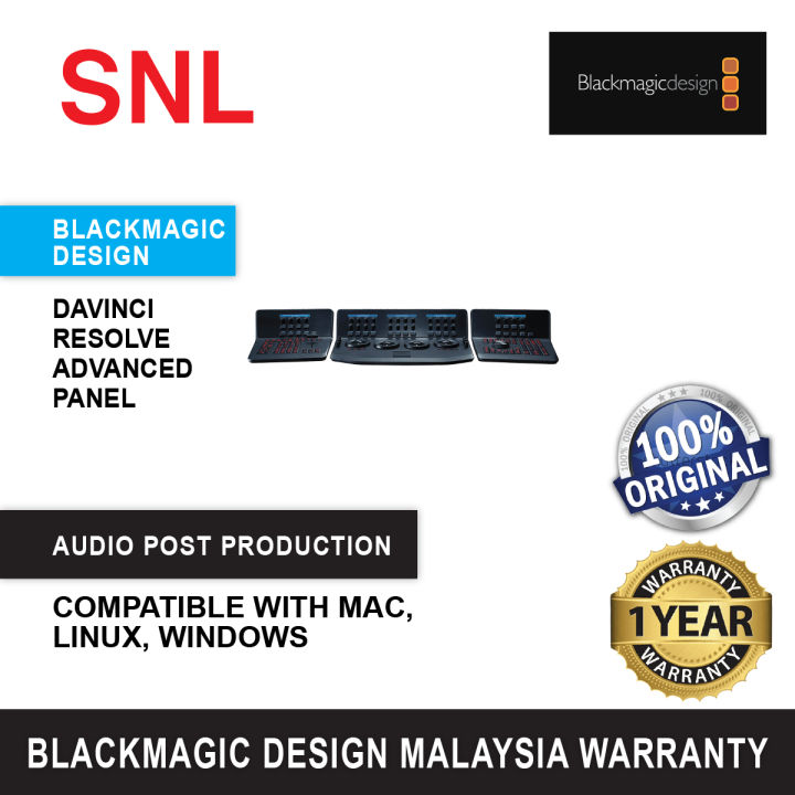 Blackmagic Design DaVinci Resolve Advanced Panel | Lazada
