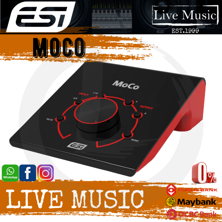 ESI MoCo Passive Monitor Controller with 2 stereo I/O | Lazada