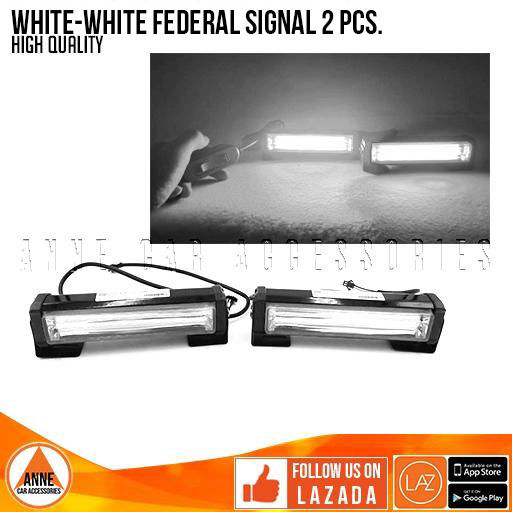 Federal Warning Signal Light Bar Strobe Blinker COB High Power Super ...