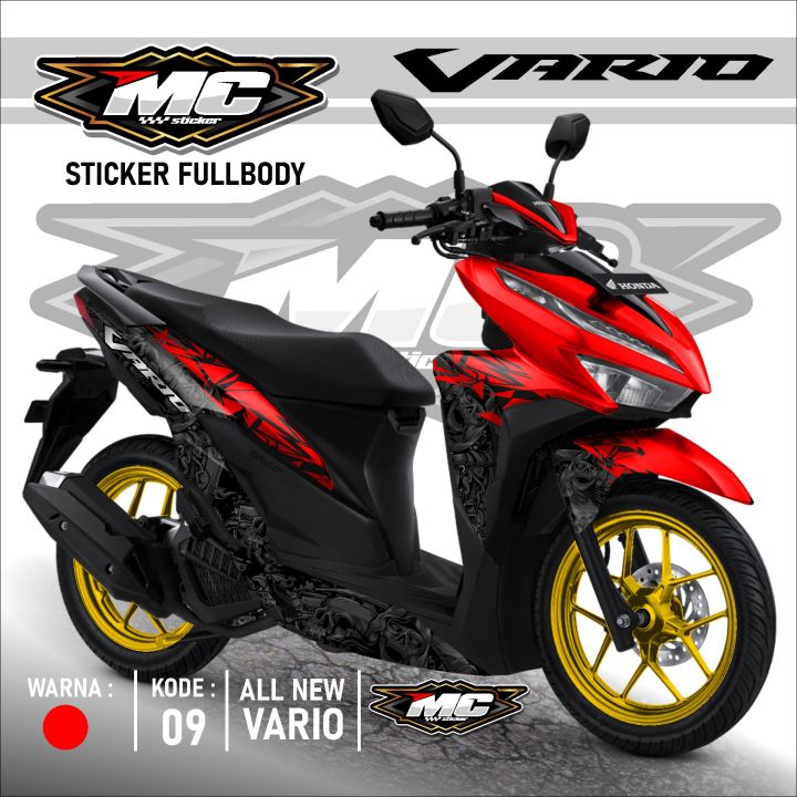 MC Cutting Sticker - MCD.09 Decal Stiker Vario 125 150 New Full body ...