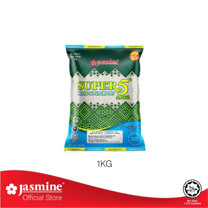 JASMINE Super 5 Special Import White Rice 1kg | Lazada
