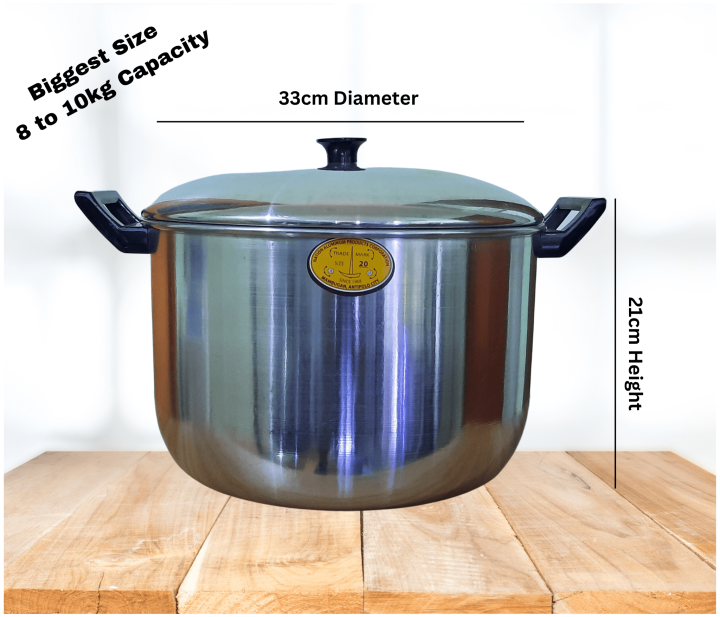 Kaserola Makapal Aluminum 33cm Heavy Duty Biggest Size | Lazada PH