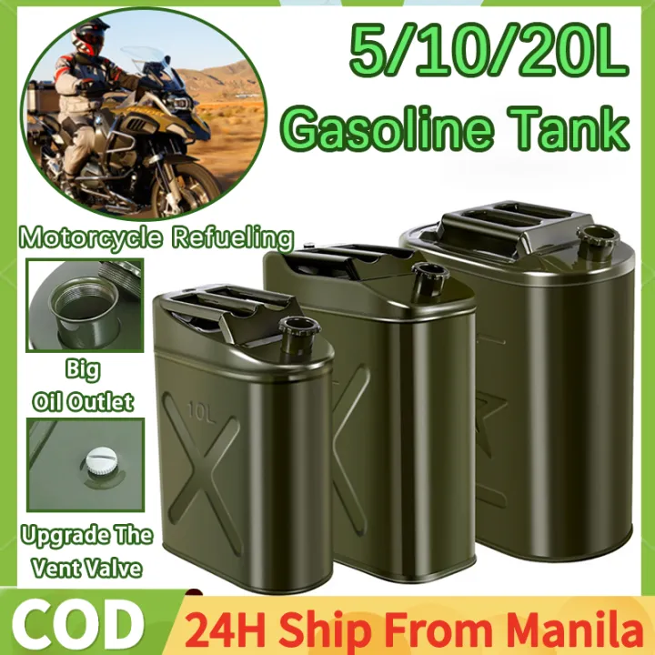 Portable Gasoline Tank Container Motorcycle Gas Tank Container 5L/10L ...