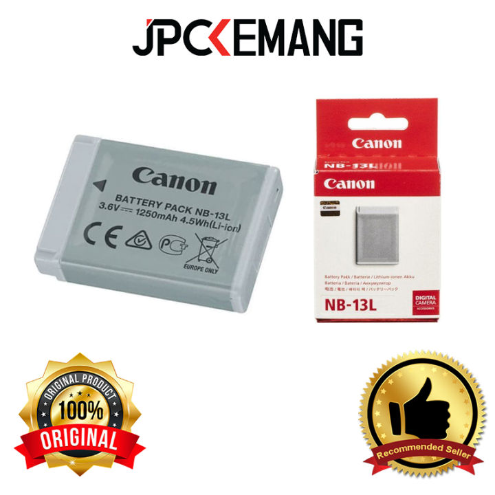 Canon NB-13L Lithium-Ion Battery JPC KEMANG ORIGINAL | Lazada Indonesia