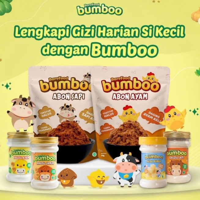 BUMBOO MURAH ABON AYAM SAPI TUNA MPASI NON MSG BAHAN ALAMI MAKANAN BAYI ...