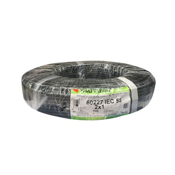 สายไฟ VCT 2x1 Sqmm. Thai Yazaki ตัด 5m. 10m. สายไฟ 60227 IEC 53 VKF | Lazada.co.th