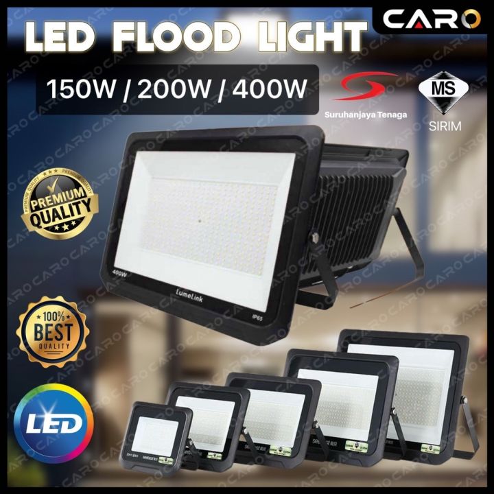 LED SPOTLIGHT 150W / 200W / 400W FLOODLIGHT OUTDOOR LIGHTING GARDEN ...